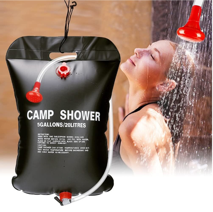 1+1 GRATIS: Dus Portabil Solar Pentru Camping 20L – Doimeseriasi.ro
